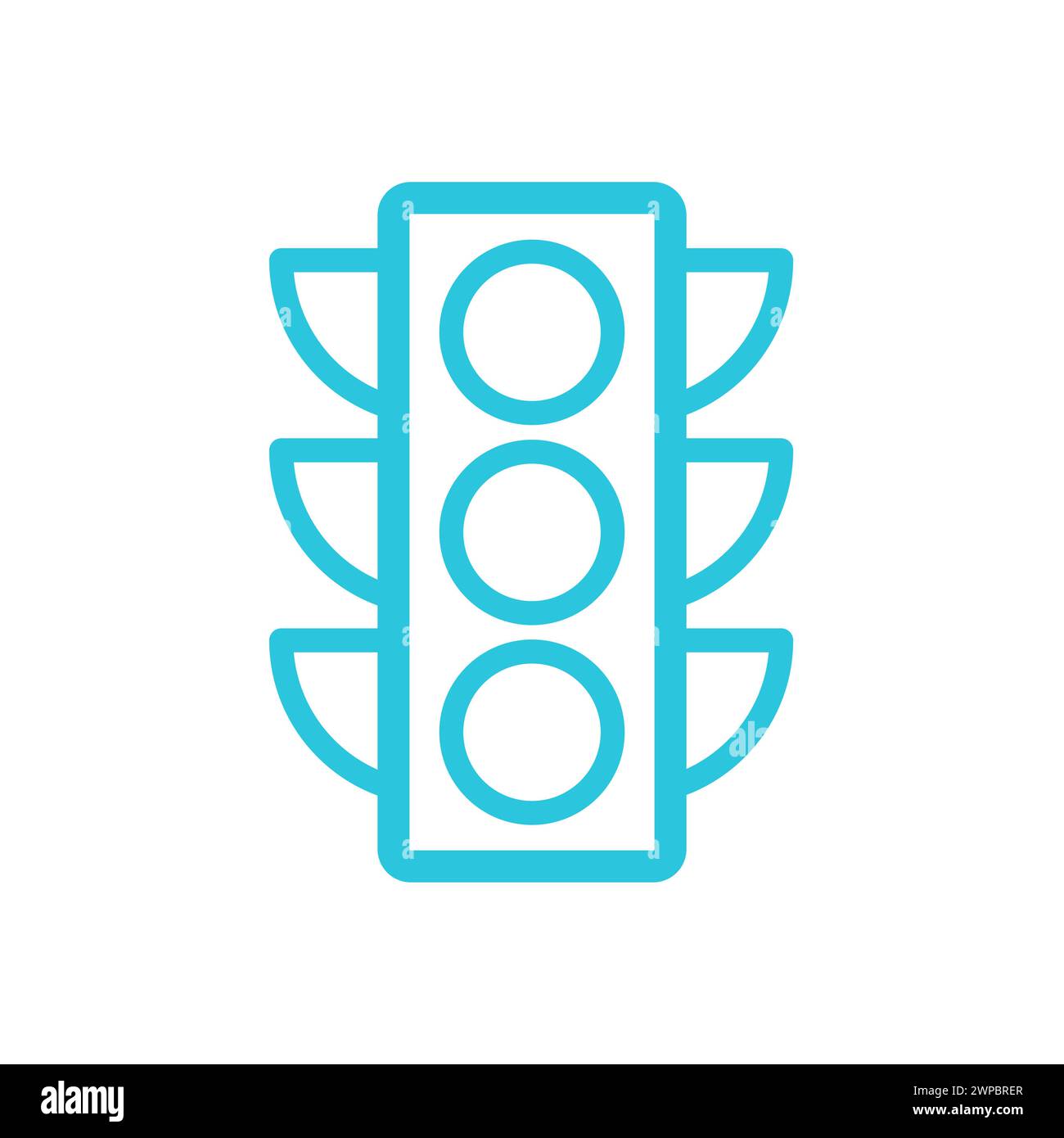 Traffic light, signal, control light. From blue icon set Stock Vector ... Traffic light, signal, control light. From blue icon set Stock Vector ...