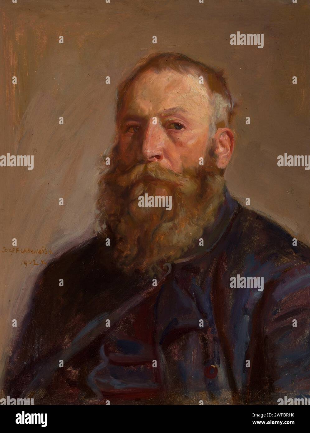 Self -portrait; Care, Józef (1849-1914); 1902 (1902-00-00-1902-00-00 ...