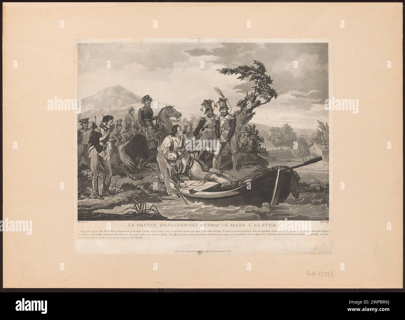 Circa 1820 collection depicting Prince Józef Poniatowski, Battle of ...