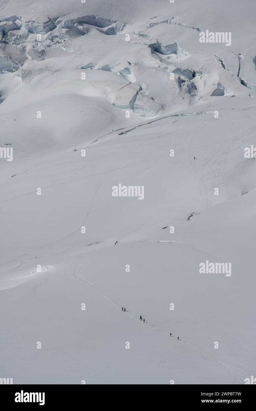 Top of Europe, Sphinx observatory at the top of Junfrau in Switzerland ...