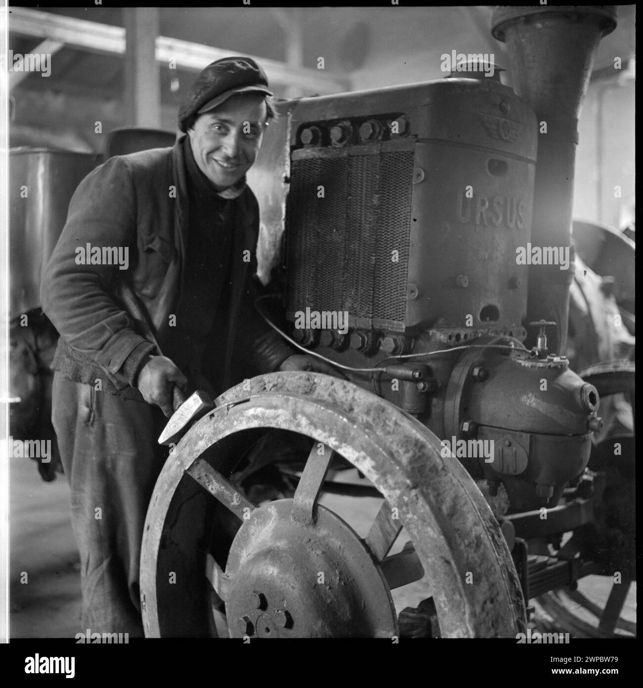Mechanic at the State Fire Service in Karsk Pyrzycki at the "Ursus ...