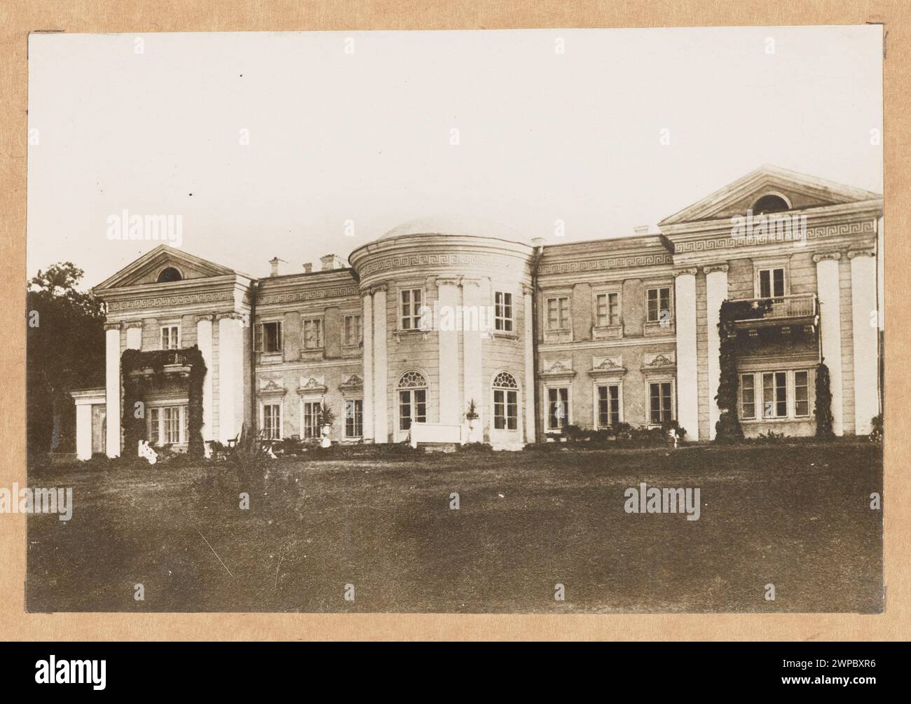 Antopol (Antopil, Ukraine). Classicist Palace of the Czetwertyński and Jaroszyn - general view ...