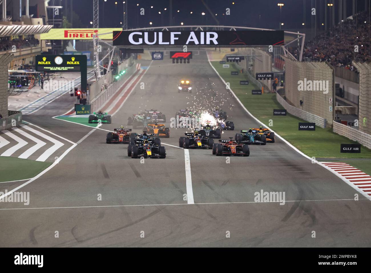 Sakhir, Bahrain. 02nd Mar, 2024. BAHRAIN, Sakhir, 2. March 2024: Start ...