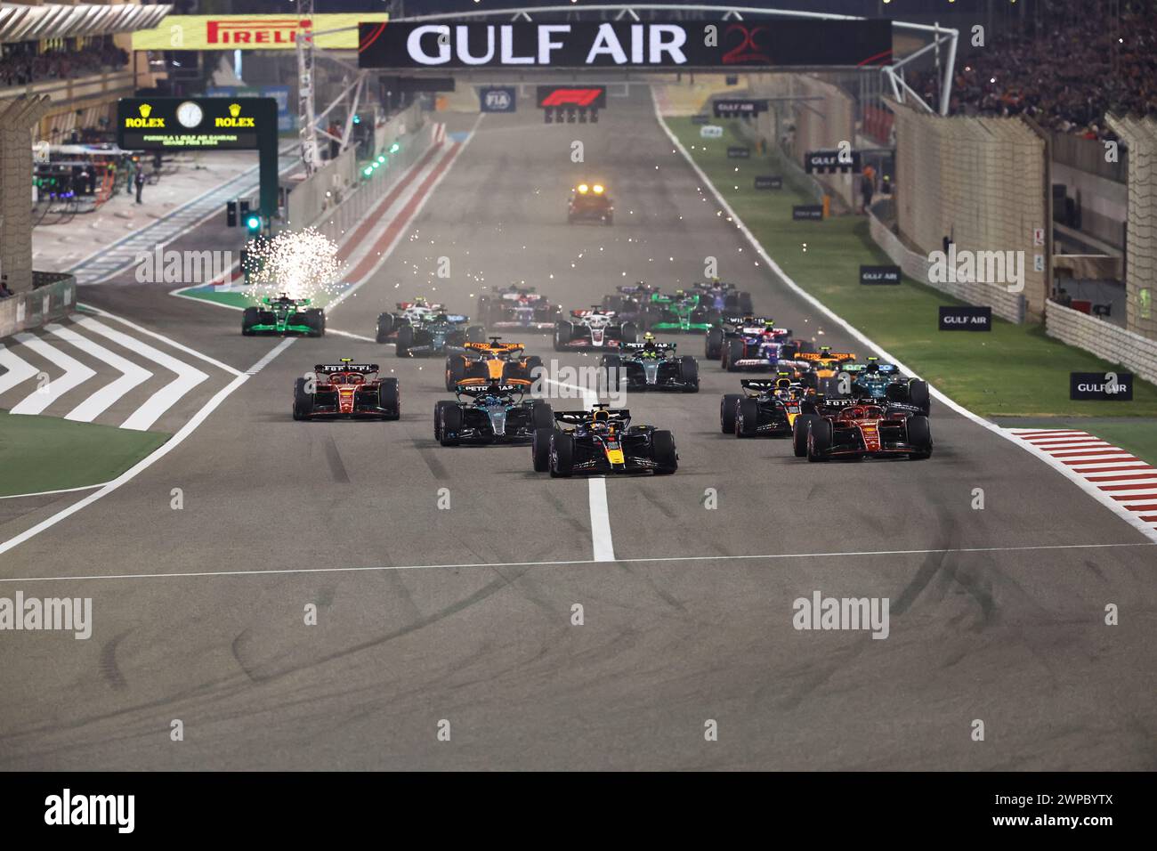 Sakhir, Bahrain. 02nd Mar, 2024. BAHRAIN, Sakhir, 2. March 2024: Start ...