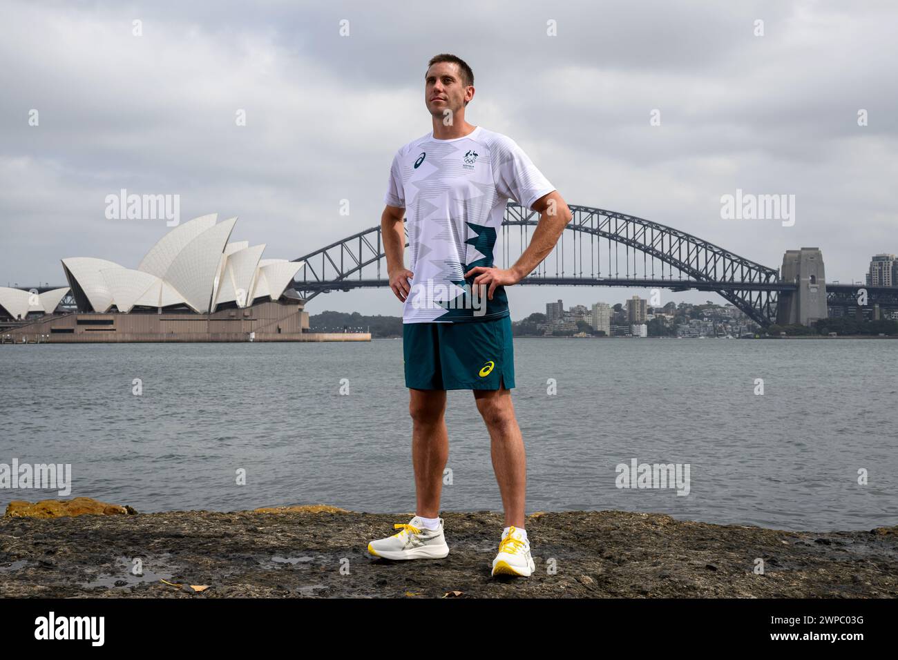 Sydney, Australia. 07th Mar, 2024. Hockey player Eddie Ockenden poses ...