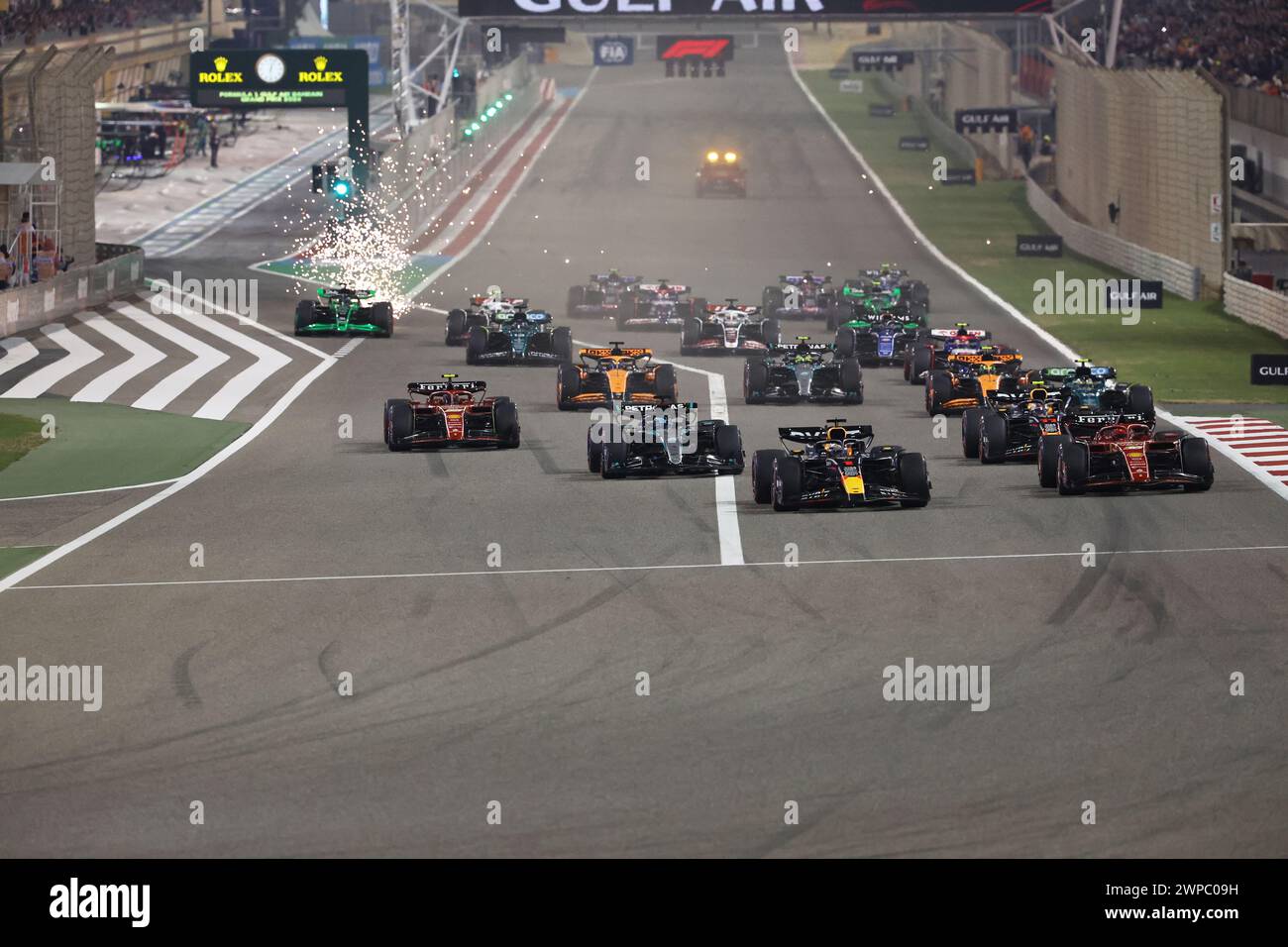 Sakhir, Bahrain. 02nd Mar, 2024. BAHRAIN, Sakhir, 2. March 2024: Start ...