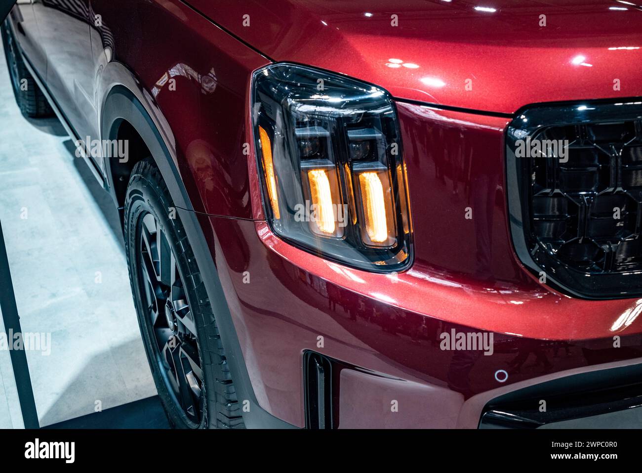 Car headlights serve as essential safety features, illuminating the ...