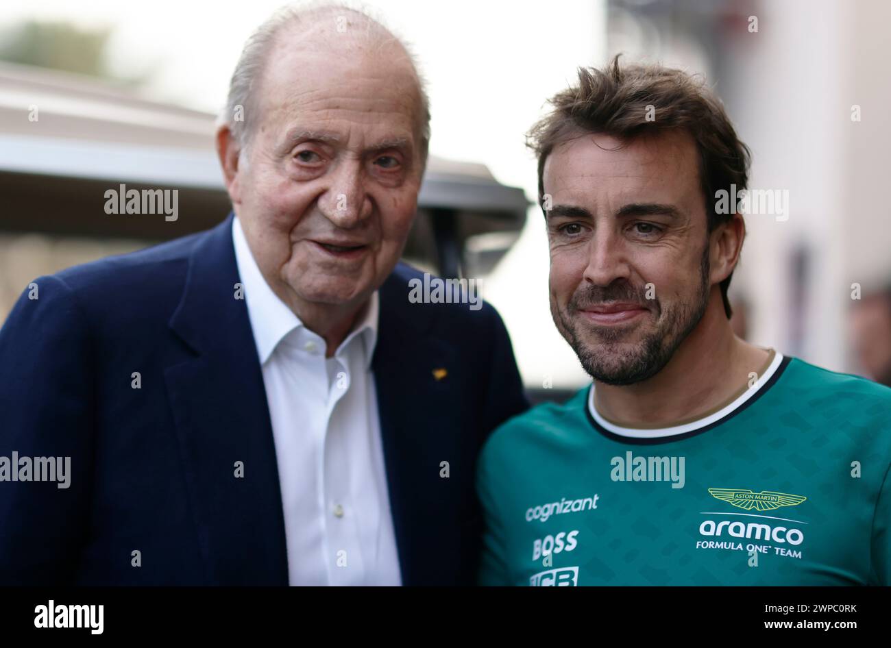 King juan carlos of spain and fernando alonso hi-res stock photography ...