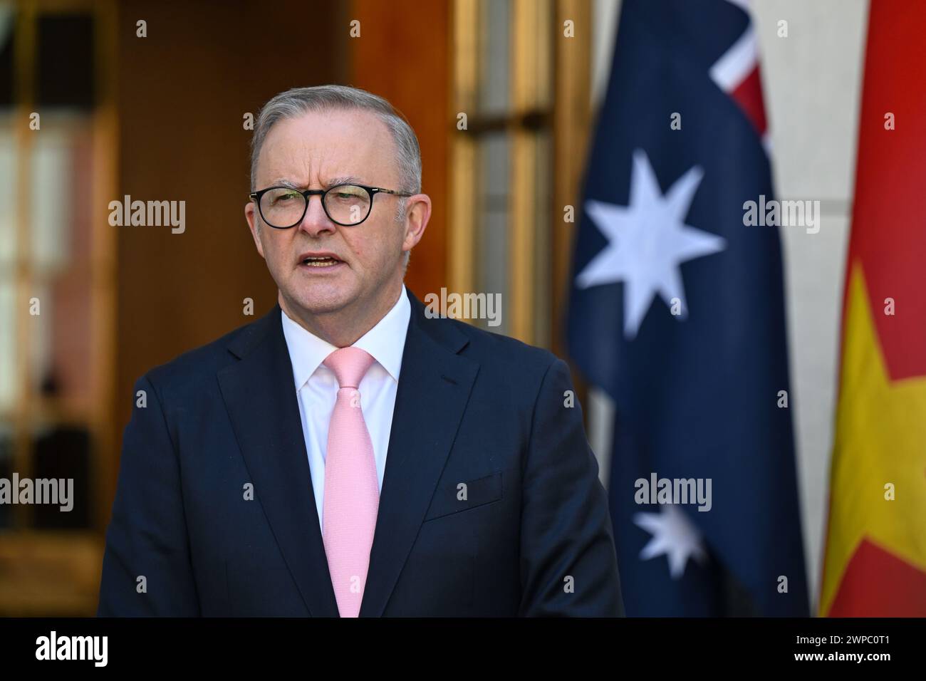 Canberra, Australia. 07th Mar, 2024. Australian Prime Minister Anthony ...