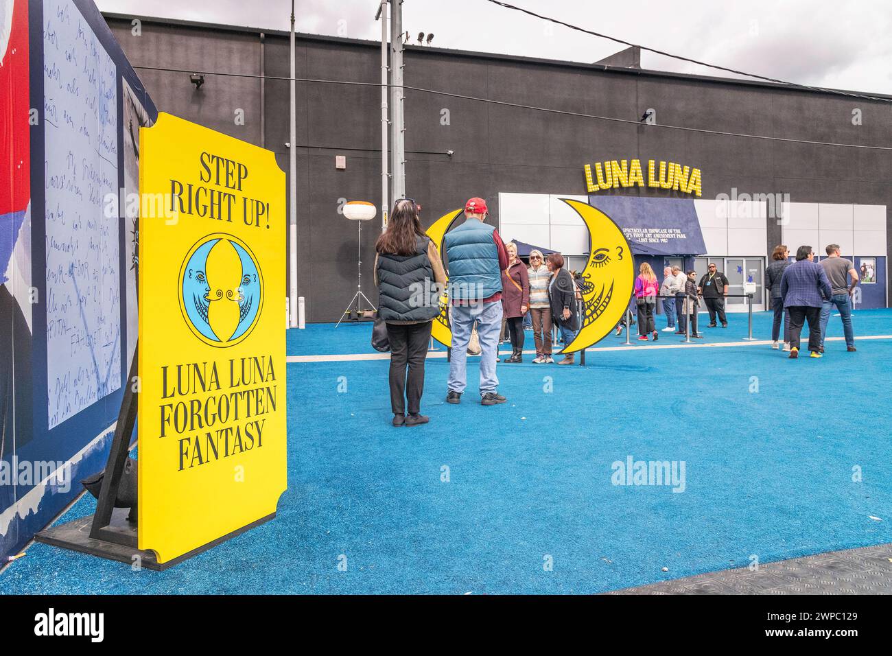 Los Angeles, CA, USA – March 6, 2024: Exterior to the Luna Luna ...