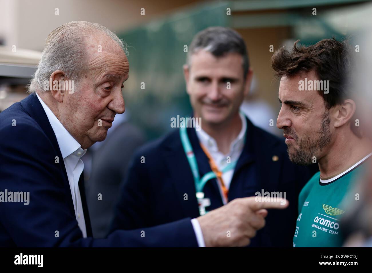 King juan carlos of spain and fernando alonso hi-res stock photography ...