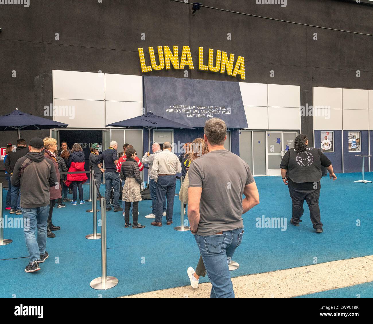 Los Angeles, CA, USA – March 6, 2024: Exterior to the Luna Luna ...