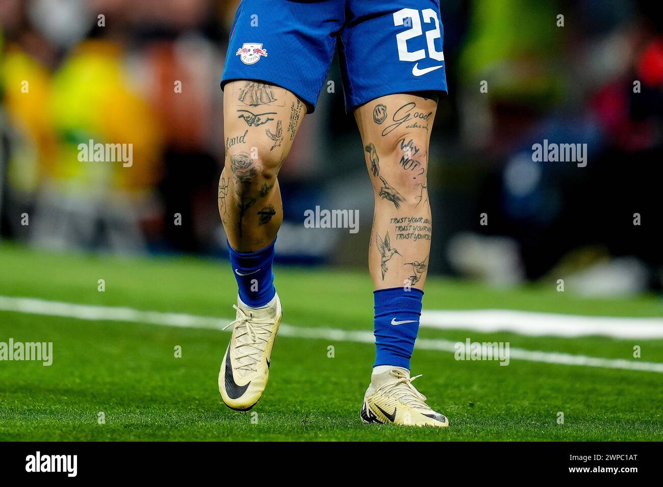 Madrid, Spain. 06th Mar, 2024. David Raum of RB Leipzigduring the UEFA ...
