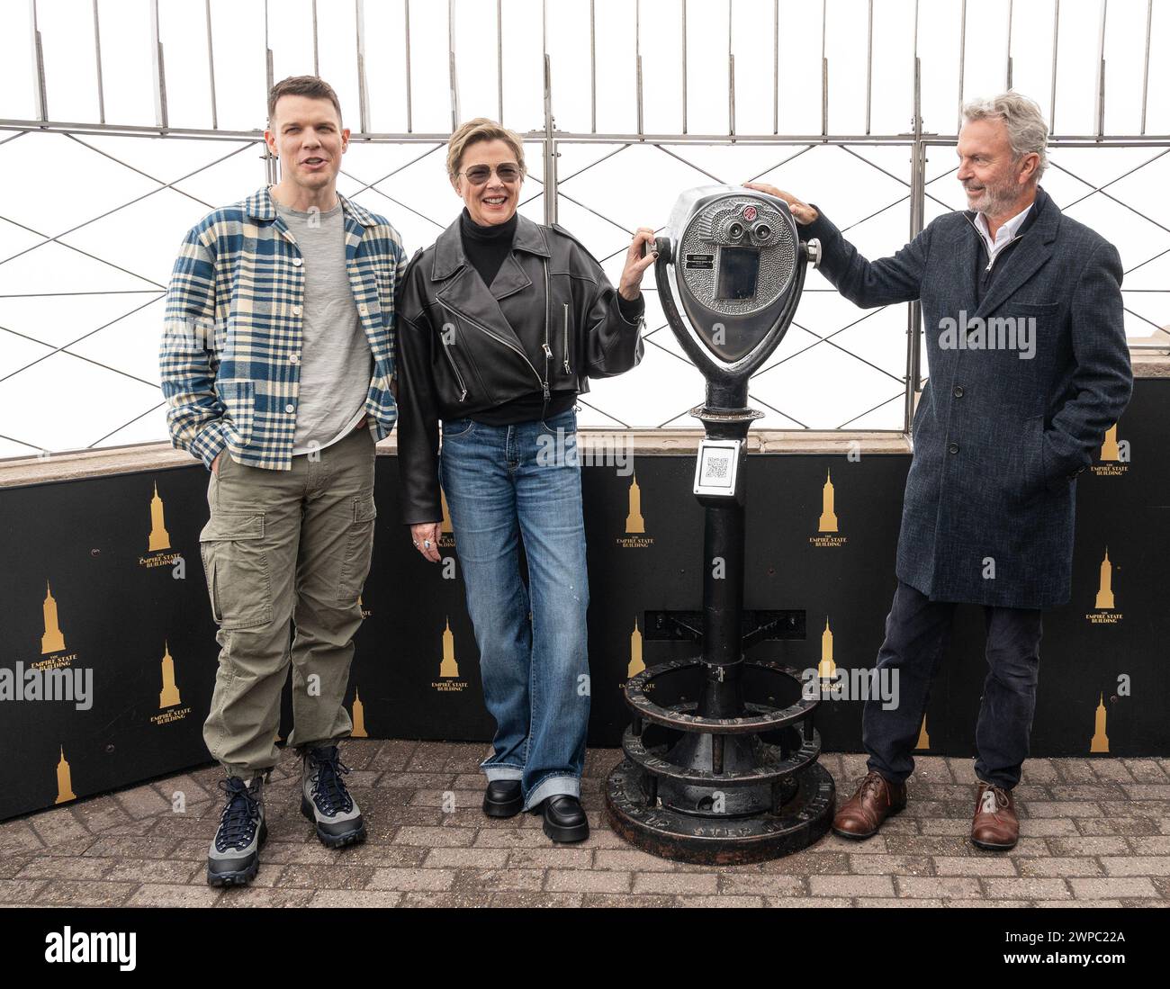 New York, United States. 06th Mar, 2024. Jake Lacy, Annette Bening, Sam ...