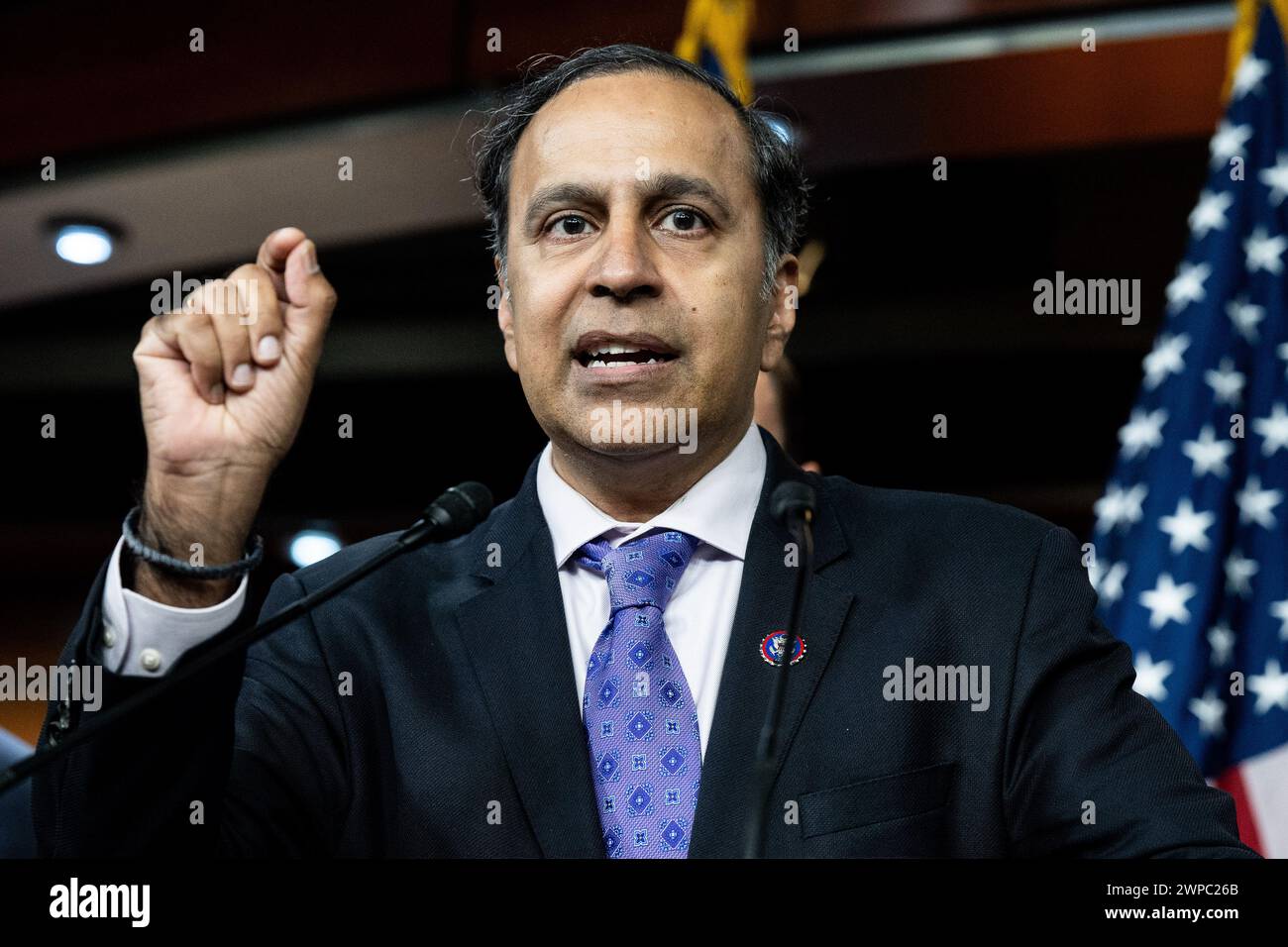Washington, United States. 06th Mar, 2024. U.S. Representative Raja ...