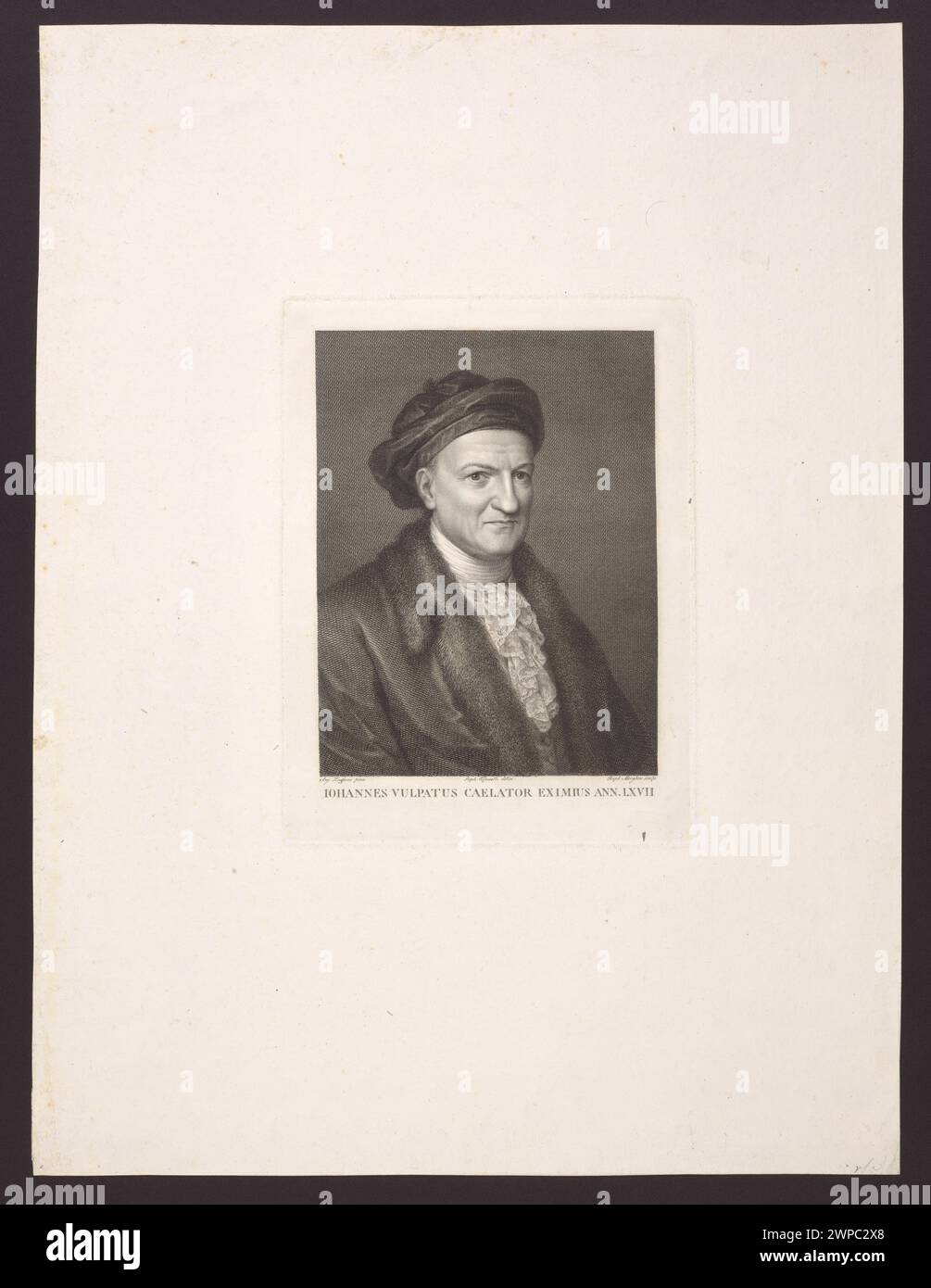 Portrait of Giovanni Volpat, created by Raphael Morghen, Stefano ...