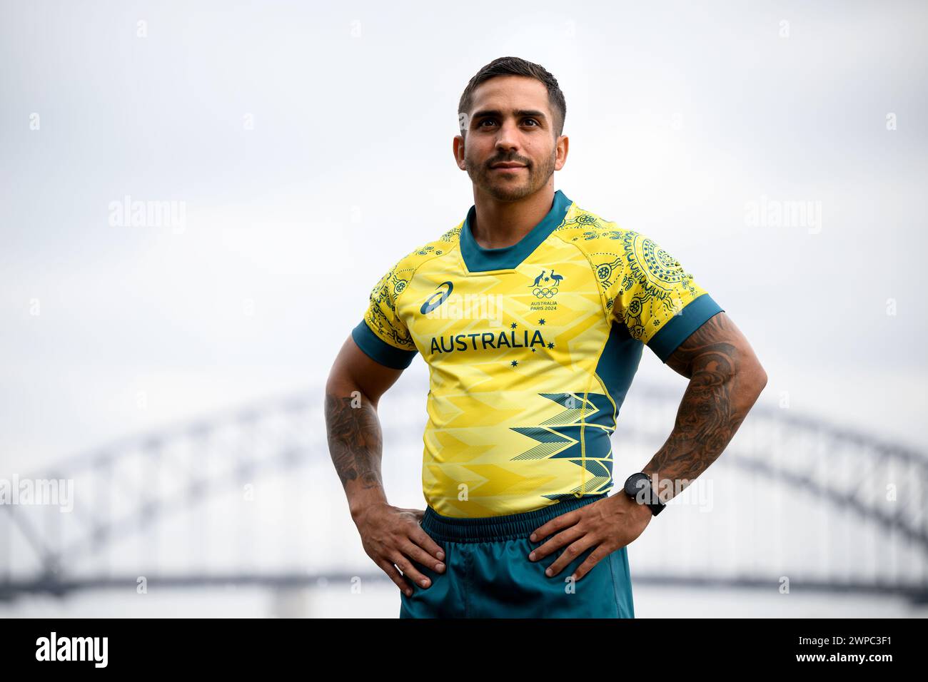 Sydney, Australia. 07th Mar, 2024. Rugby 7s player Maurice Longbottom ...