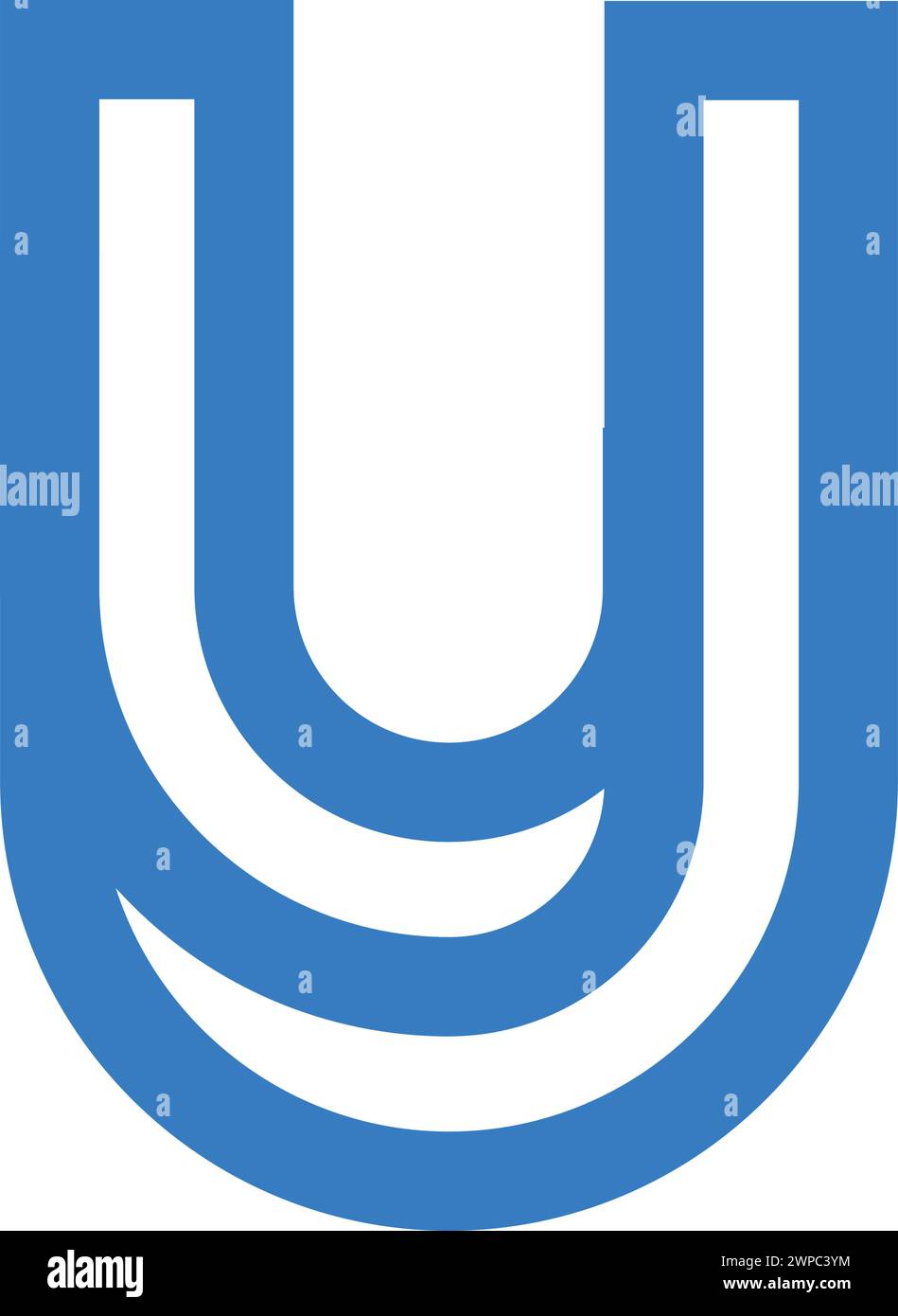 letter U logo vector illustration design Stock Vector Image & Art - Alamy