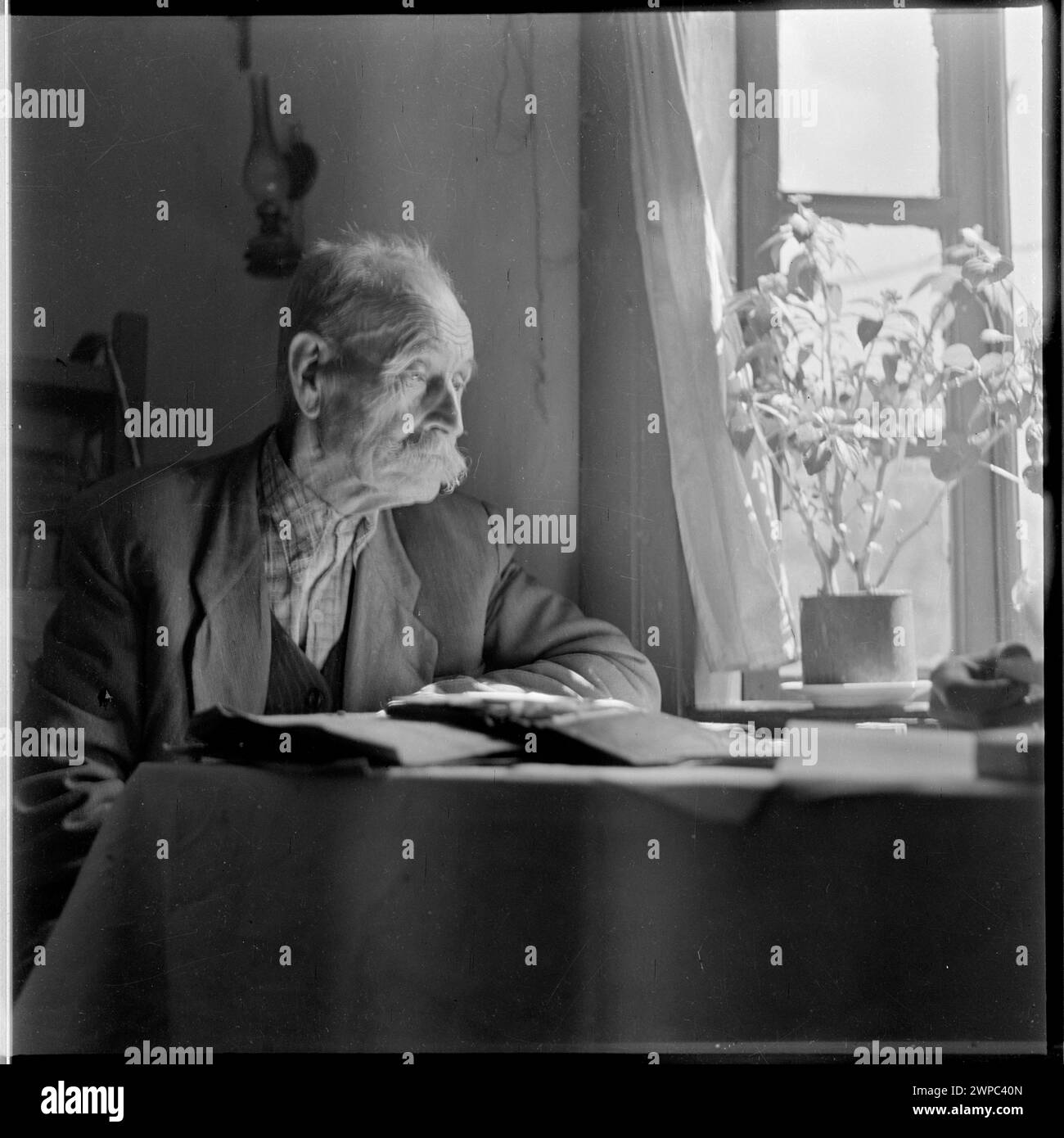 Miczurinowiec Piotr Przemysławski from Zbuczyna, in a cottage at the ...
