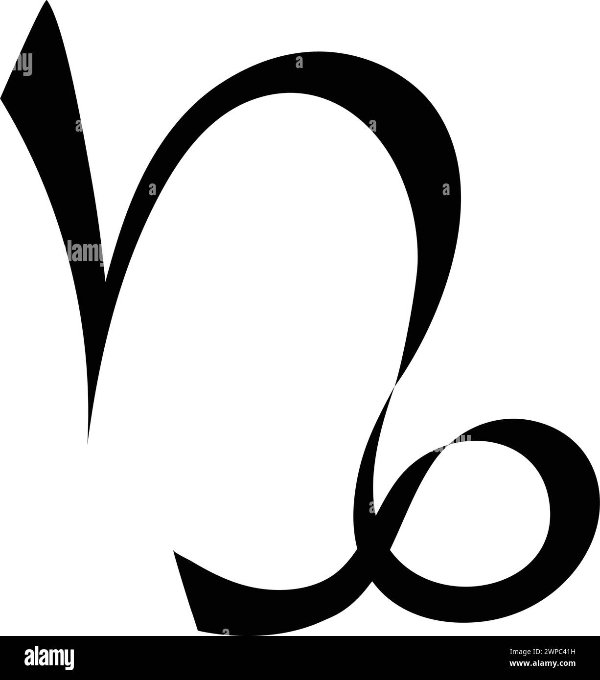 capricorn zodiac icon vector illustration design Stock Vector Image ...