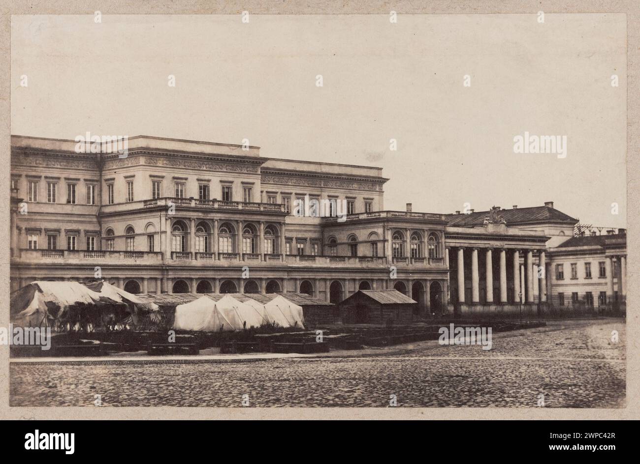 Photograph of the Palace of the Minister of the Treasury in Warsaw ...