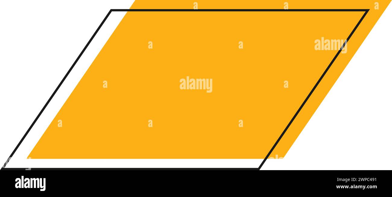 Parallelogram geometric icon vector illustration design Stock Vector ...