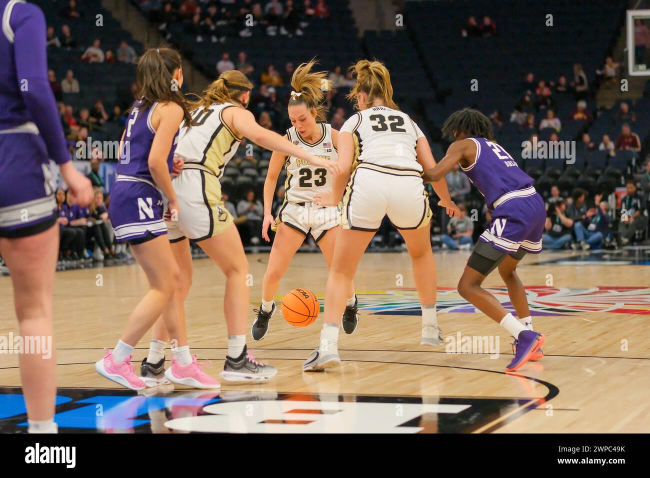 Minneapolis, Minnesota, USA. 6th Mar, 2024. Purdue Boilermakers guard ...