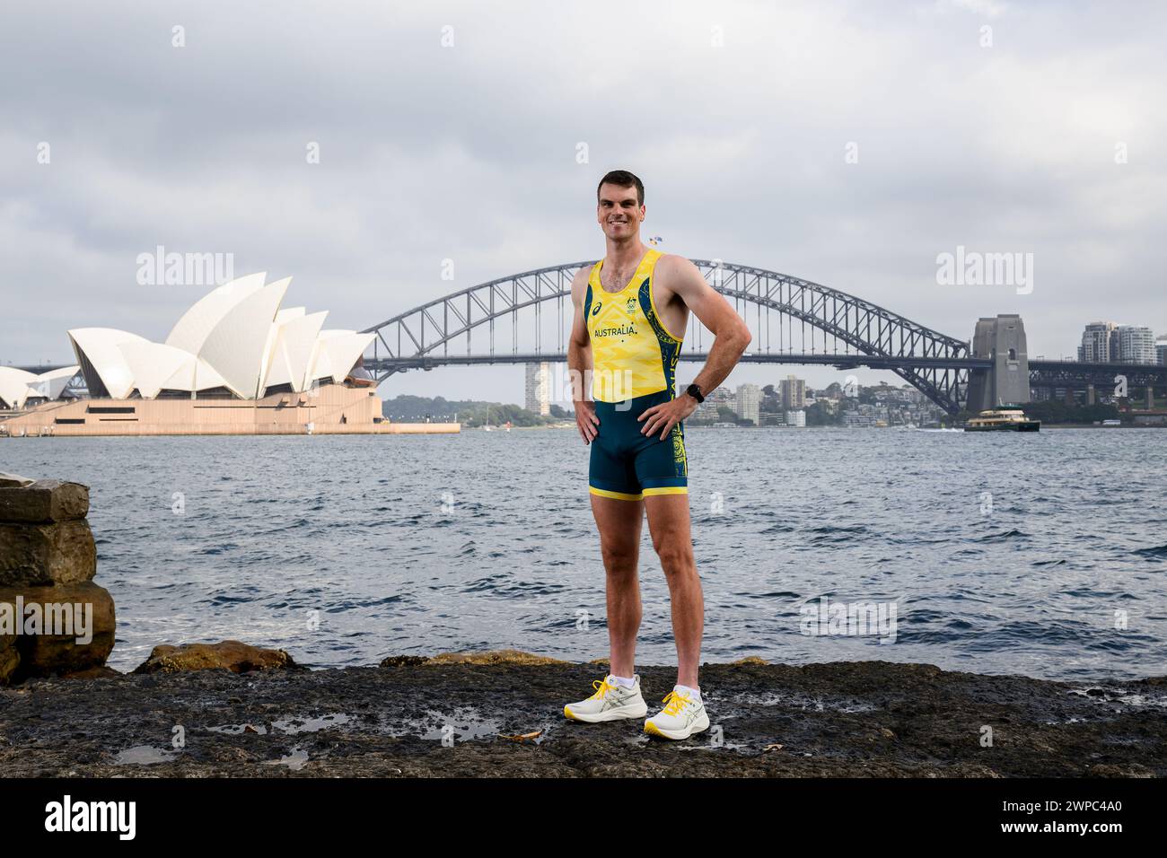 Sydney, Australia. 07th Mar, 2024. Rower Alex Purnell poses for a ...