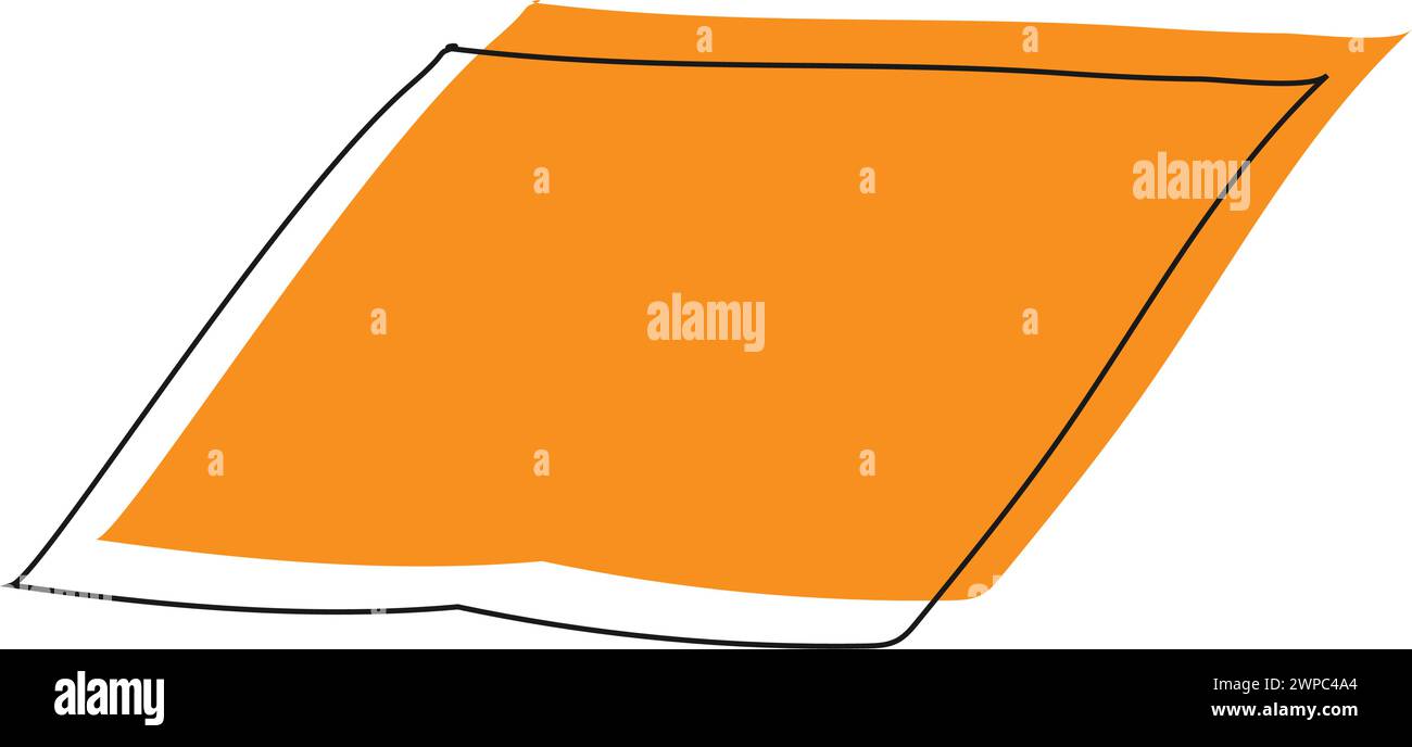 Parallelogram geometric icon with hand drawn vector illustration design ...