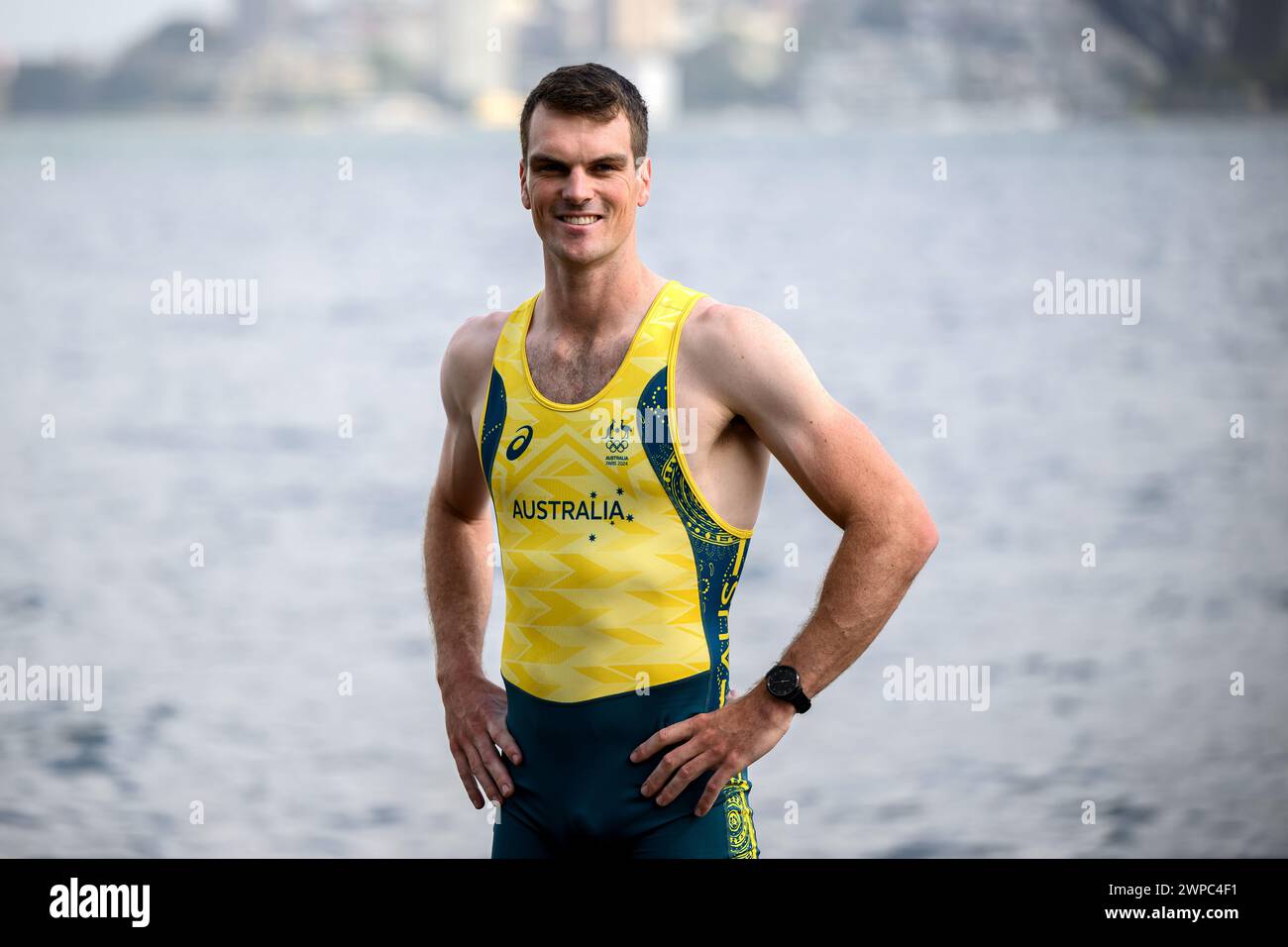 Sydney, Australia. 07th Mar, 2024. Rower Alex Purnell poses for a ...