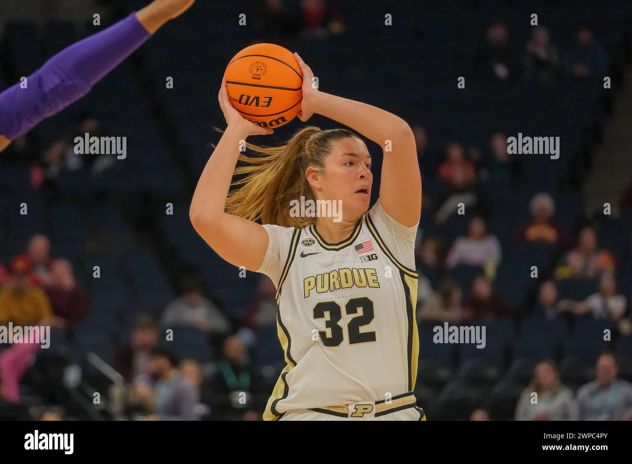 Minneapolis, Minnesota, USA. 6th Mar, 2024. Purdue Boilermakers forward ...