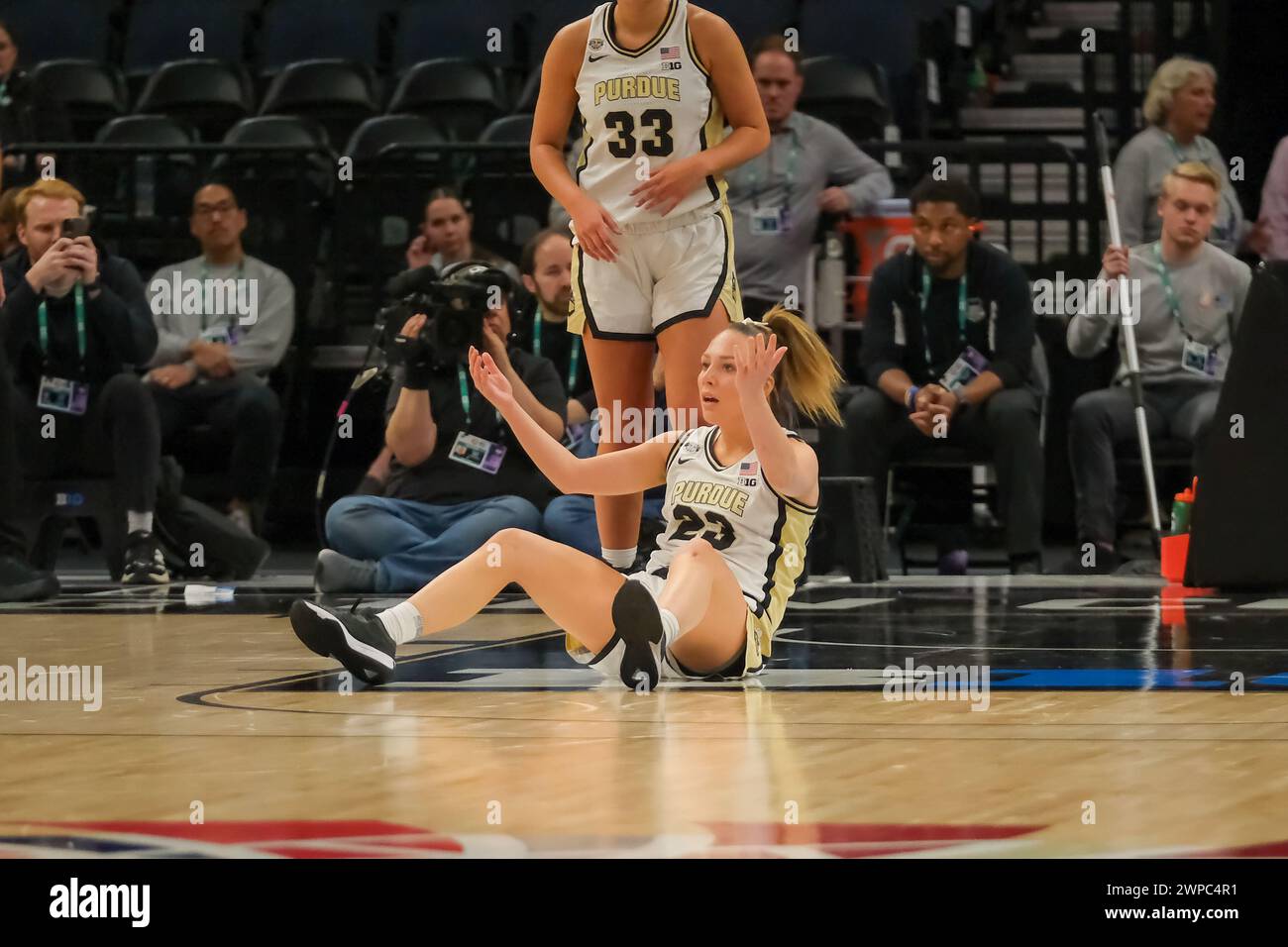 Minneapolis, Minnesota, USA. 6th Mar, 2024. Purdue Boilermakers guard ...