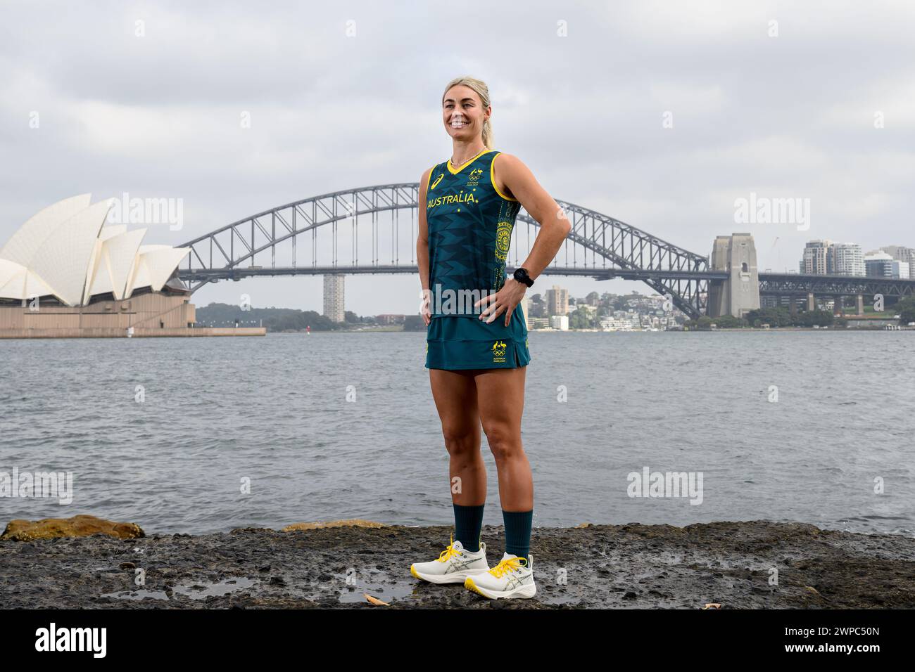 Sydney, Australia. 07th Mar, 2024. Hockey player Mariah Williams poses ...