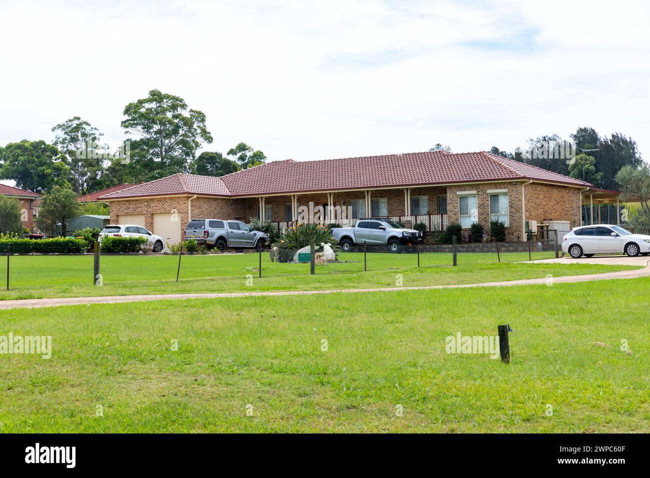Orchard Hills, Sydney,Australia, suburb with homes on large lots ...
