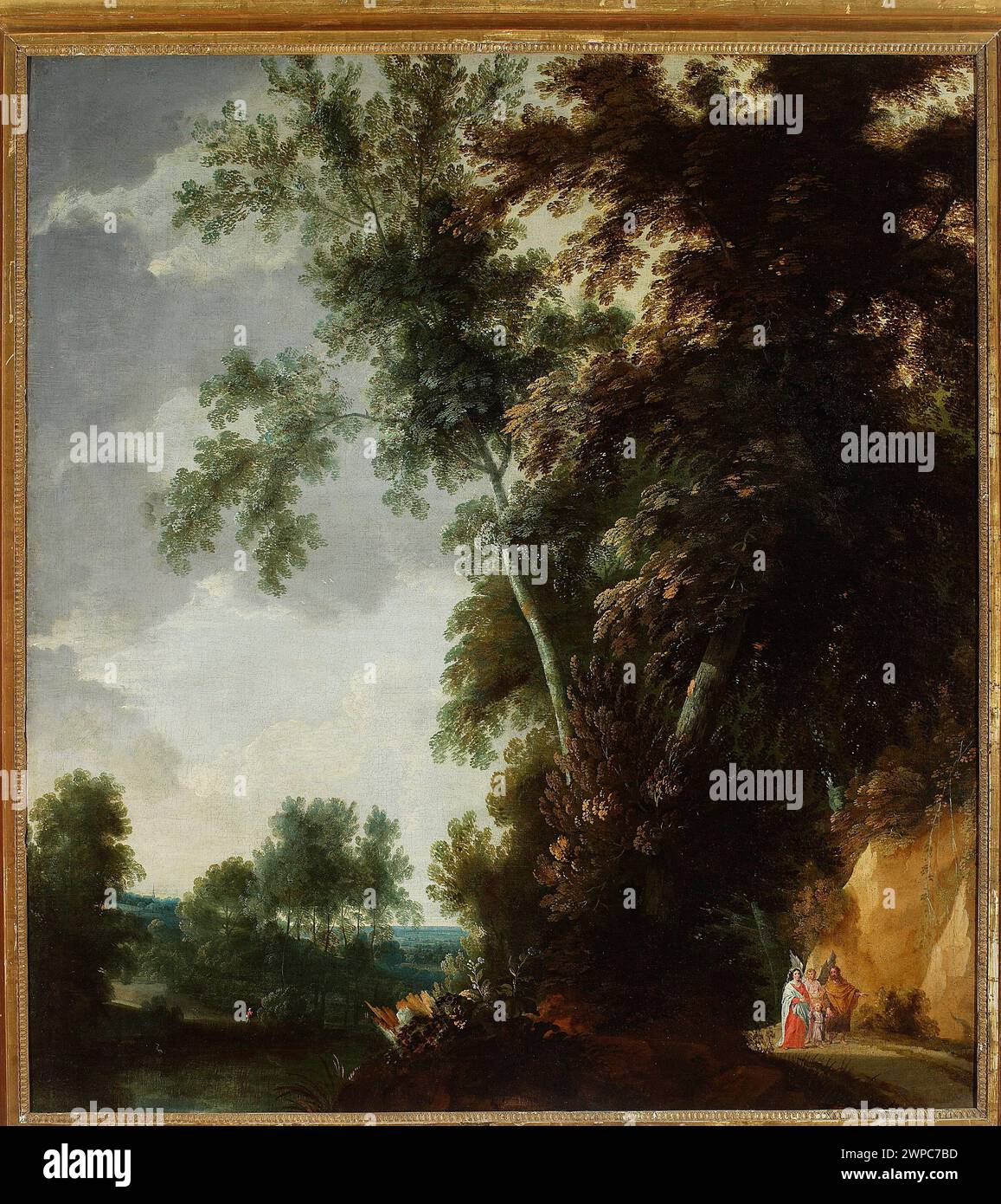 17th-century Flemish painting by Jacques D'Arthois depicting the Holy ...
