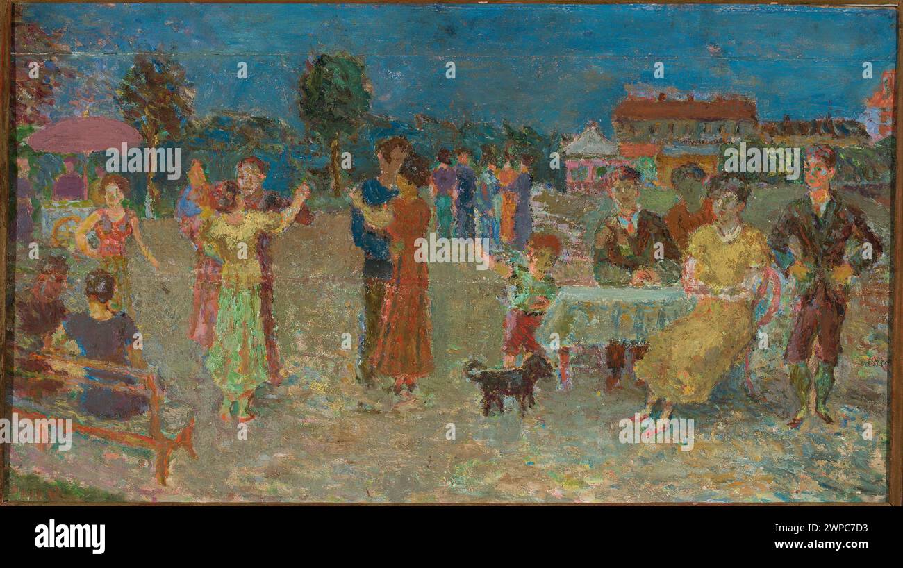 'Dancing on the Street' by Karol Larisch (c.1932) shows figures dancing ...