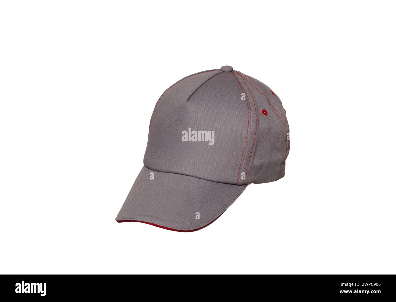 brown color cap on isolate white background Stock Photo - Alamy