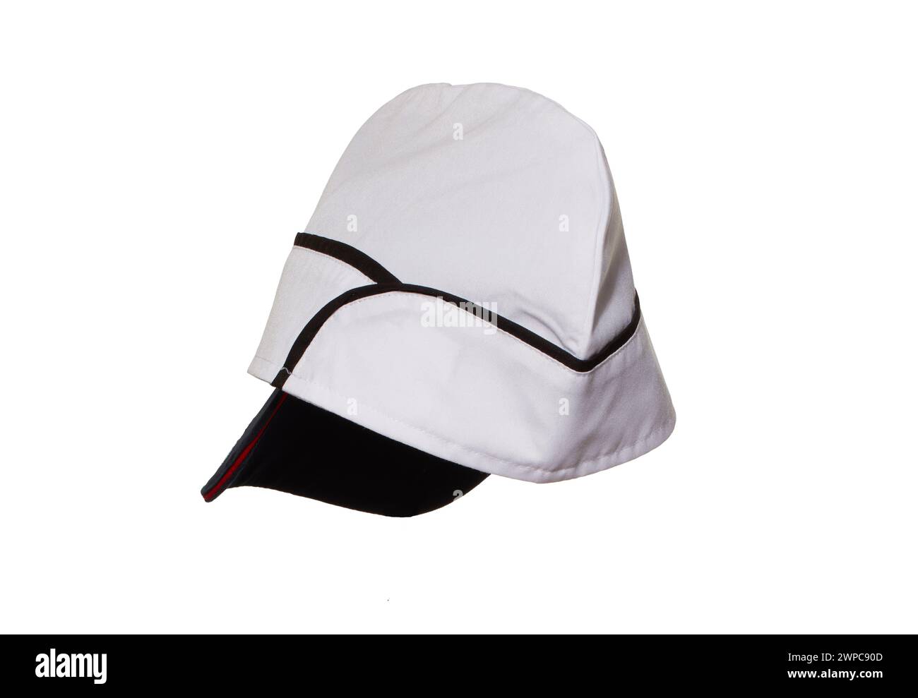 chef hat on isolated white background Stock Photo - Alamy