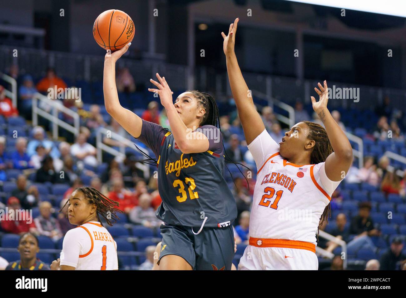 Greensboro, North Carolina, USA. 6th Mar, 2024. Boston College forward ...