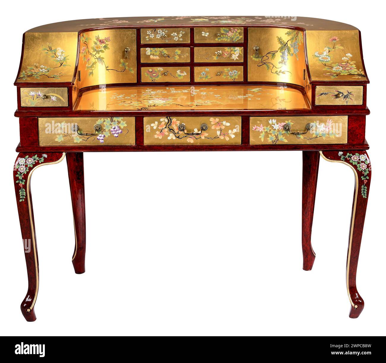 Chinese desk with clipping path Stock Photo - Alamy