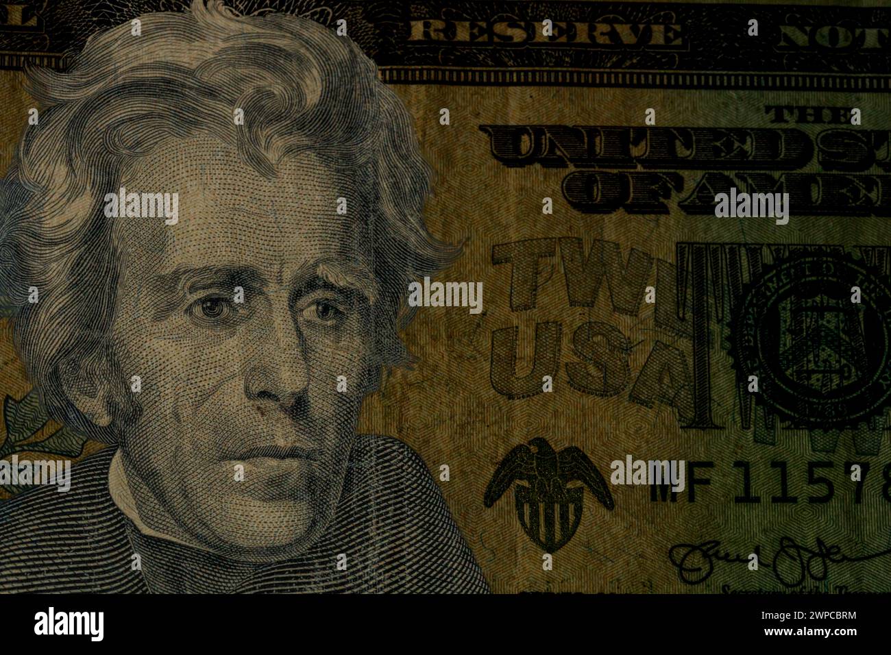 USD money banknotes, detail photo of US dollars. United States of ...