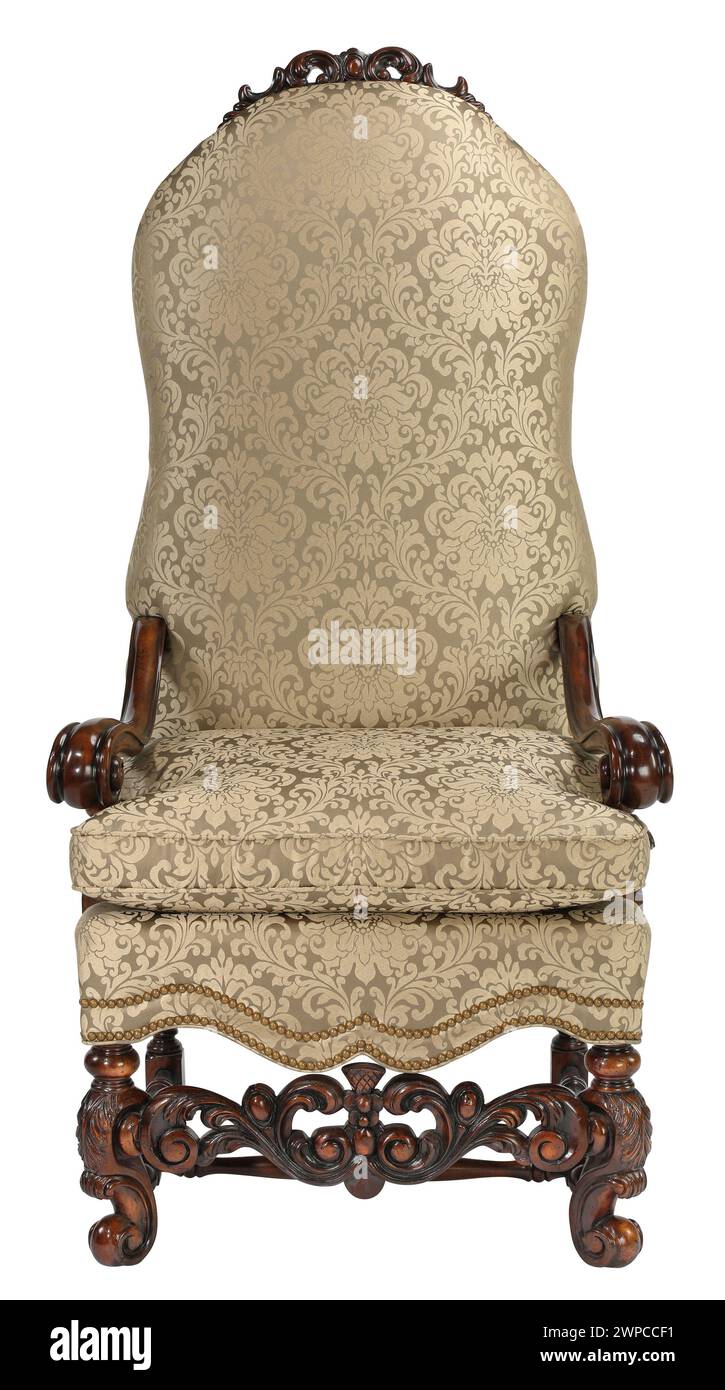 Pattern upholstered armchair hi-res stock photography and images - Alamy