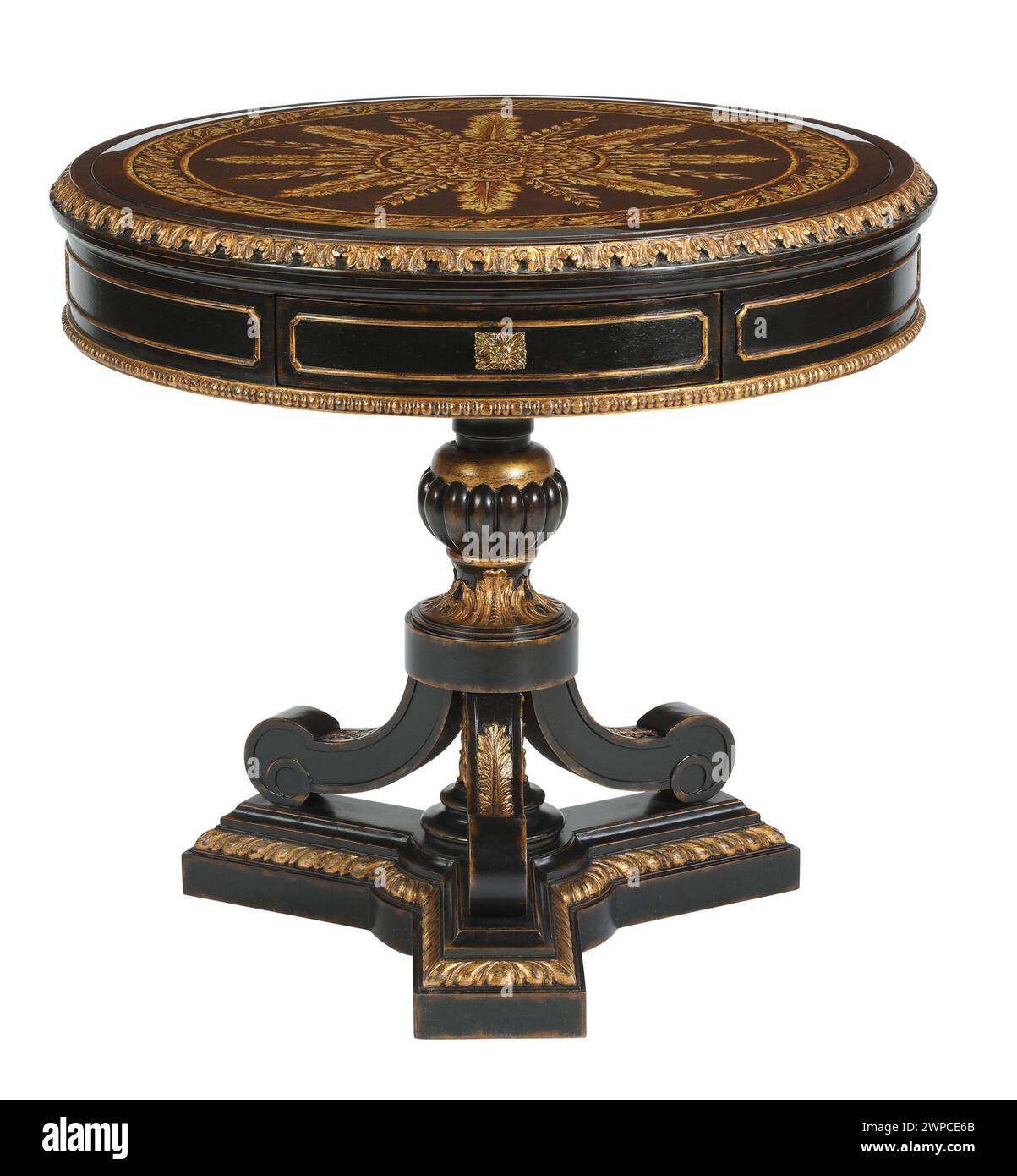 Marble round table hi-res stock photography and images - Alamy