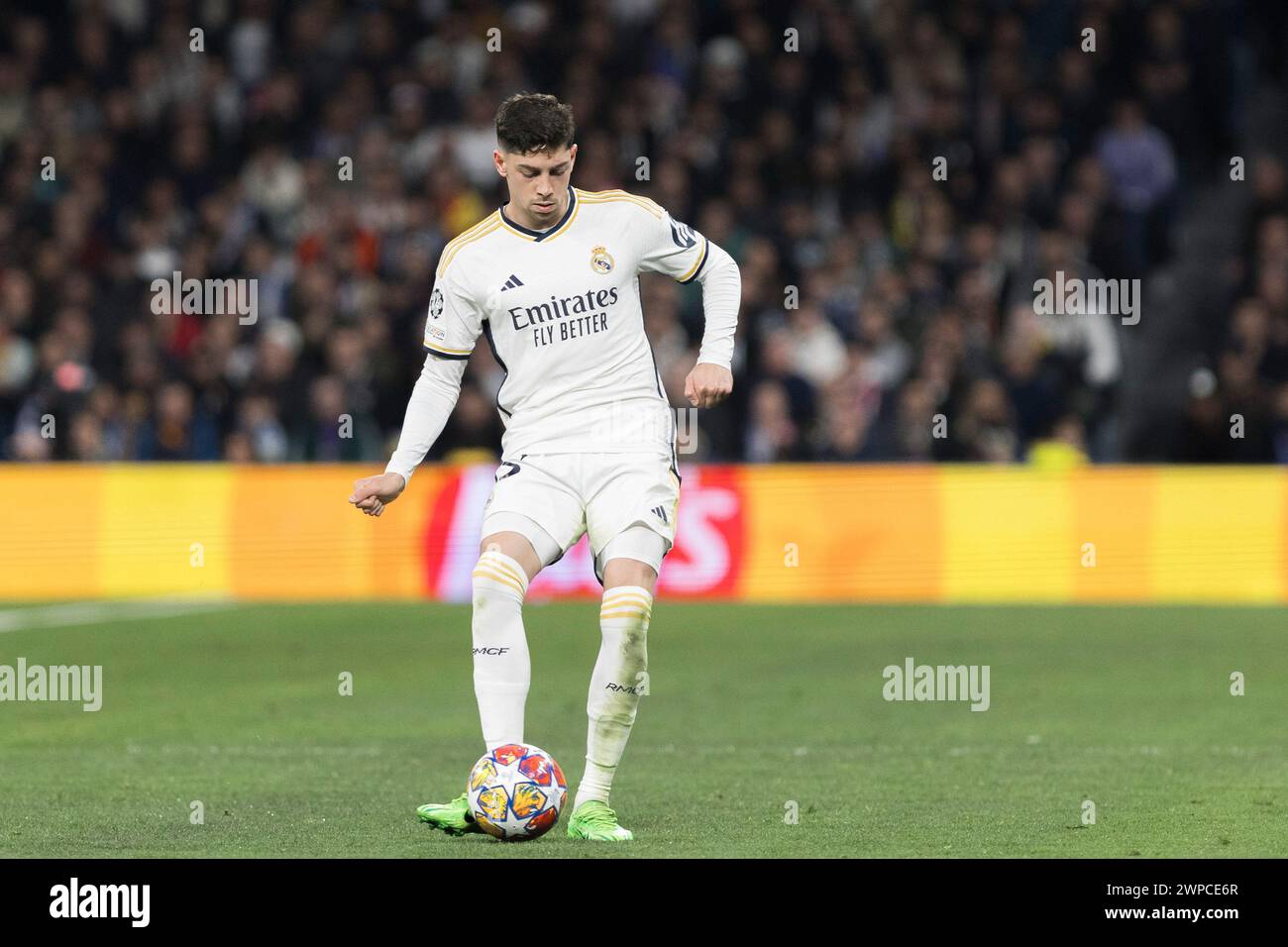 Madrid, Spain. 06th Mar, 2024. Federico Valverde of Real Madrid seen in ...