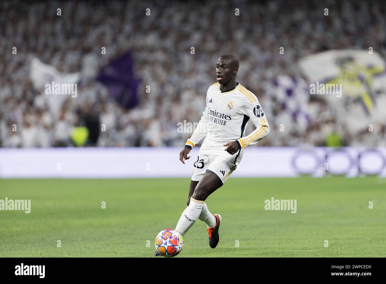 Madrid, Spain. 06th Mar, 2024. Ferland Mendy of Real Madrid seen in ...