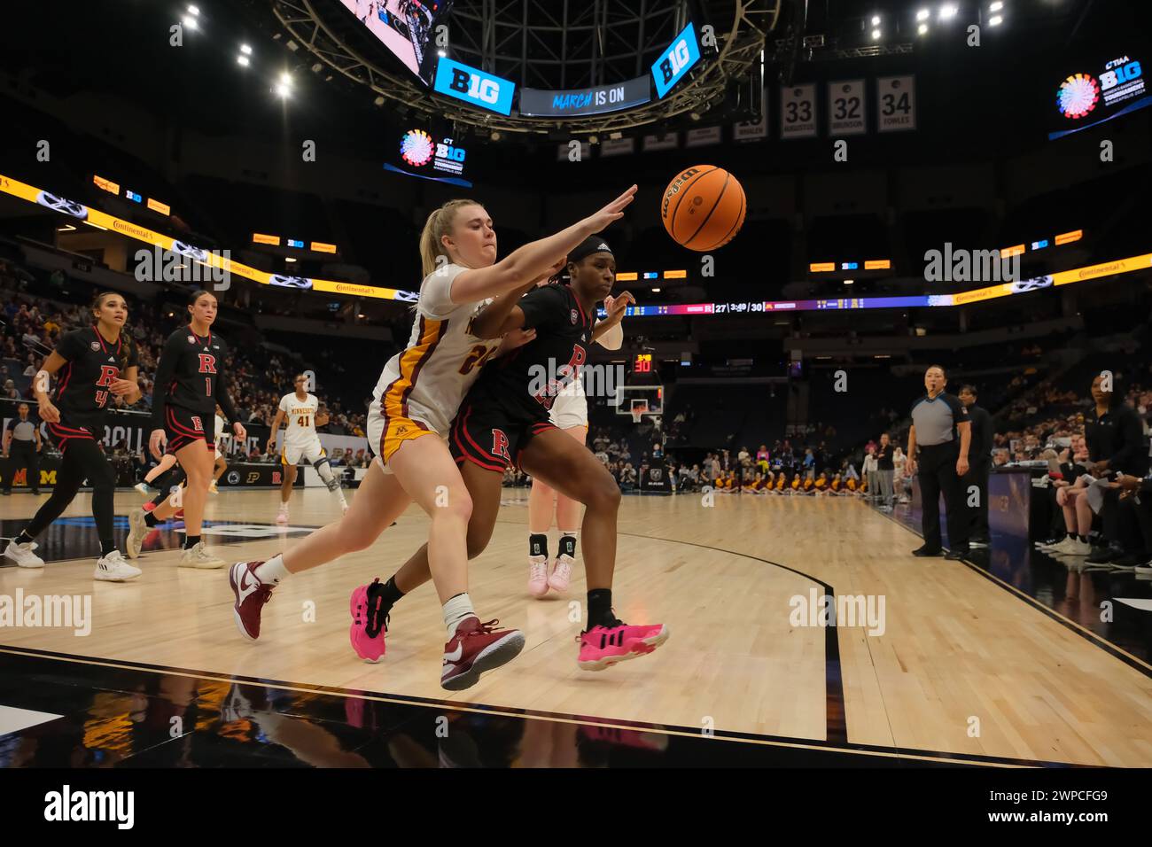 Minneapolis, Minnesota, USA. 6th Mar, 2024. Minnesota Golden Gophers ...