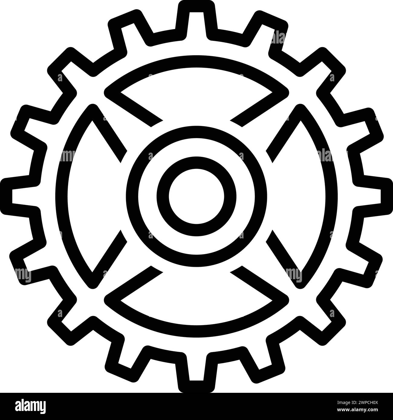 Icon for cogwheel, wheel Stock Vector Image & Art - Alamy