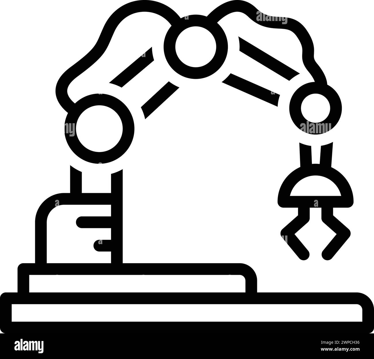 Robotic arm manufacturing Black and White Stock Photos & Images - Alamy
