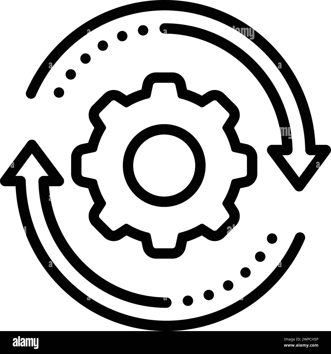 Icon optimization setting Cut Out Stock Images & Pictures - Alamy