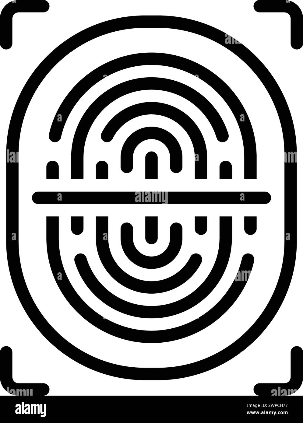 Icon for biometric, recognition Stock Vector Image & Art - Alamy